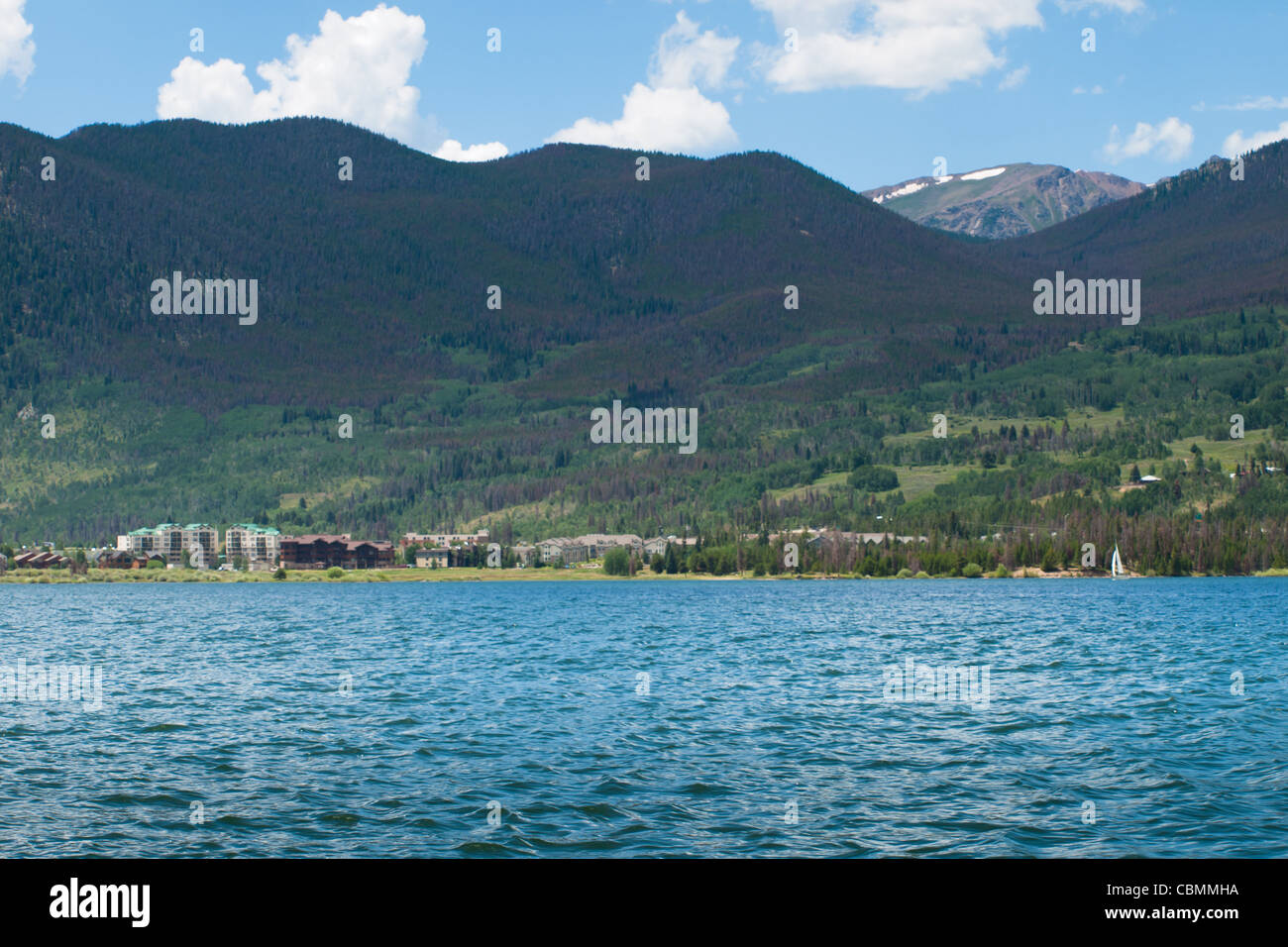 Lake Dillon in the summer Stock Photo - Alamy