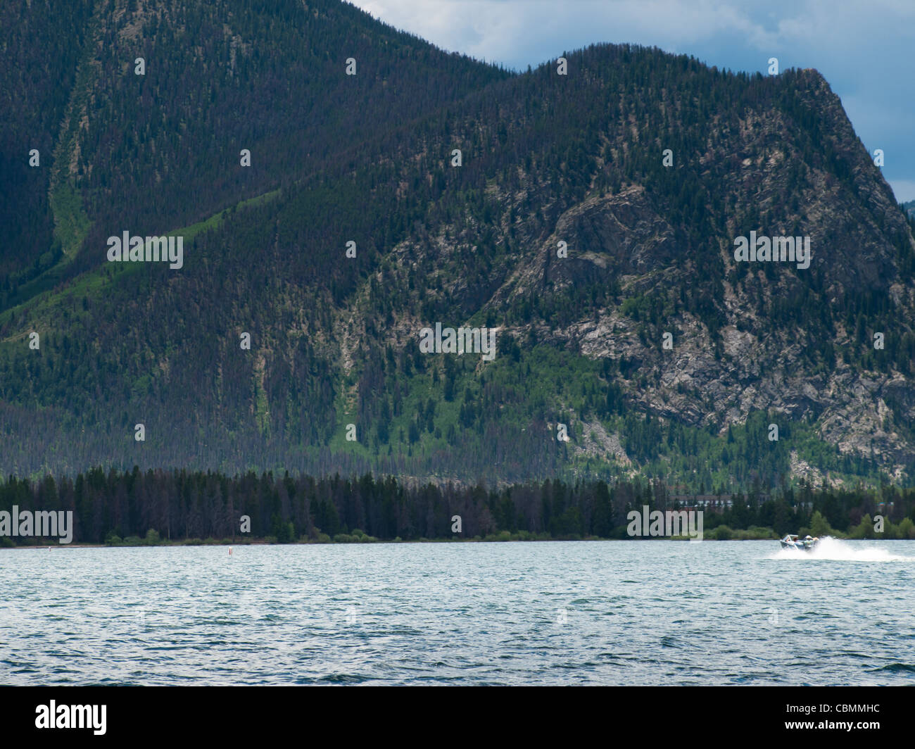 Lake Dillon in the summer Stock Photo - Alamy