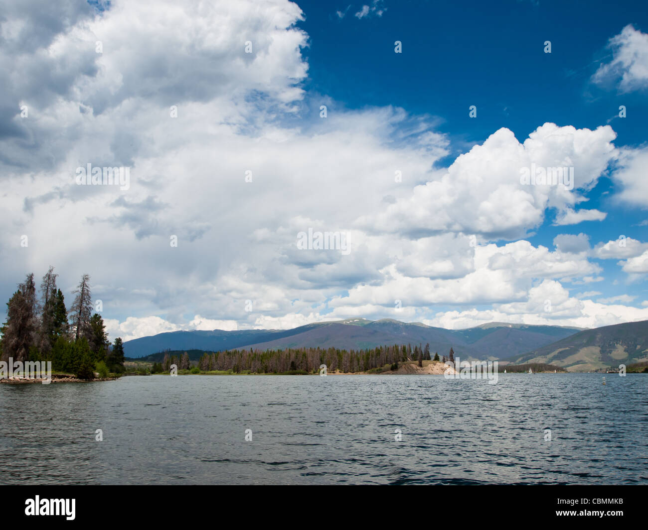 Lake Dillon in the summer Stock Photo - Alamy
