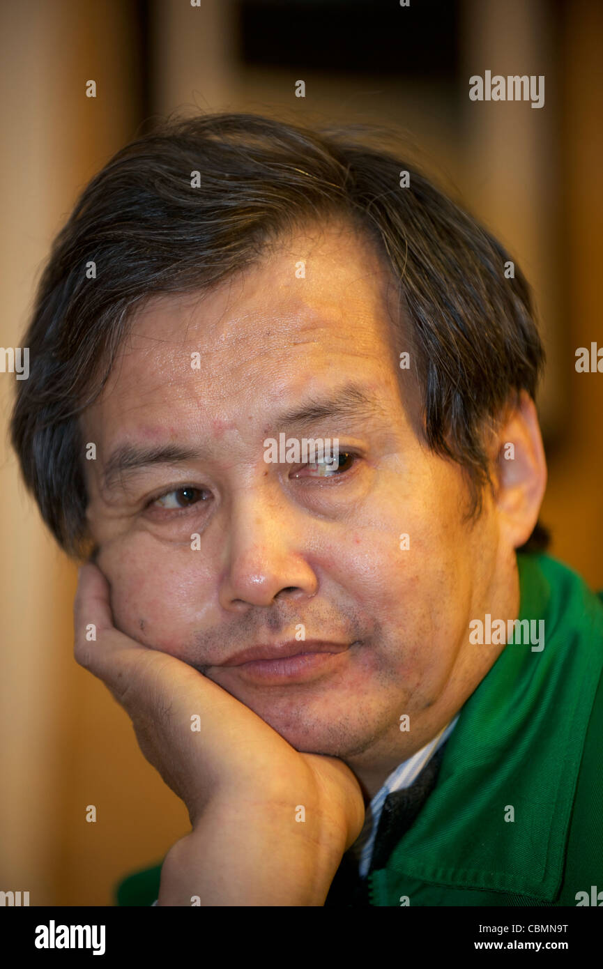 Huang Ming, chairman of Himin Solar Co., Ltd., poses in the “Solar ...