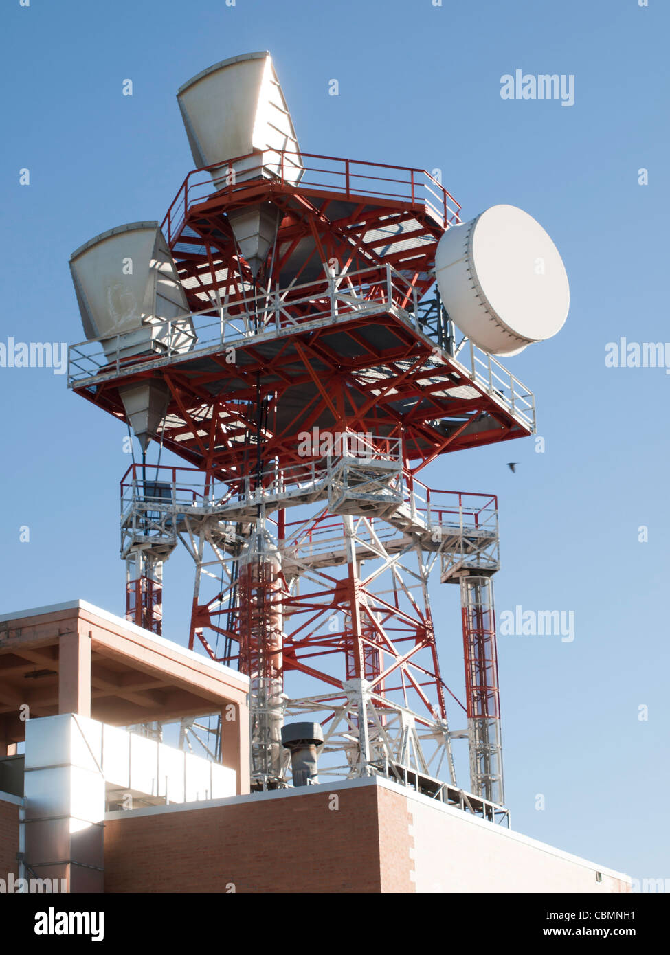 Cell Tower in small town Stock Photo - Alamy