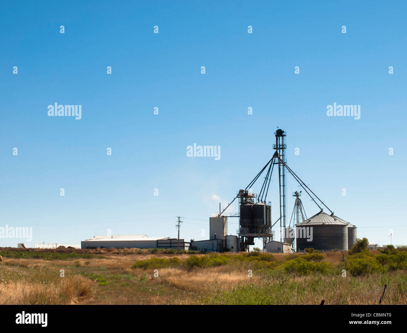 Animal feed factory in northern Colorado Stock Photo - Alamy