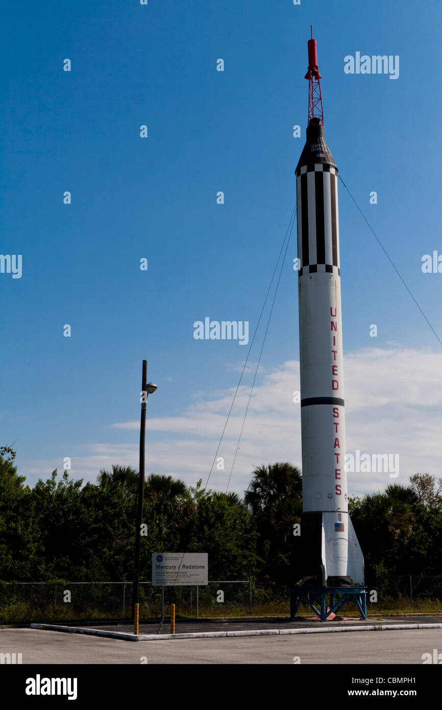 Mercury/Redstone rocket near Cape Canaveral Stock Photo - Alamy