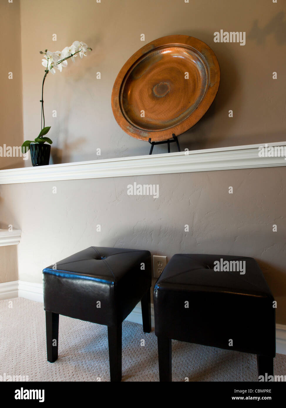 Meditation room of luxury hone Stock Photo - Alamy