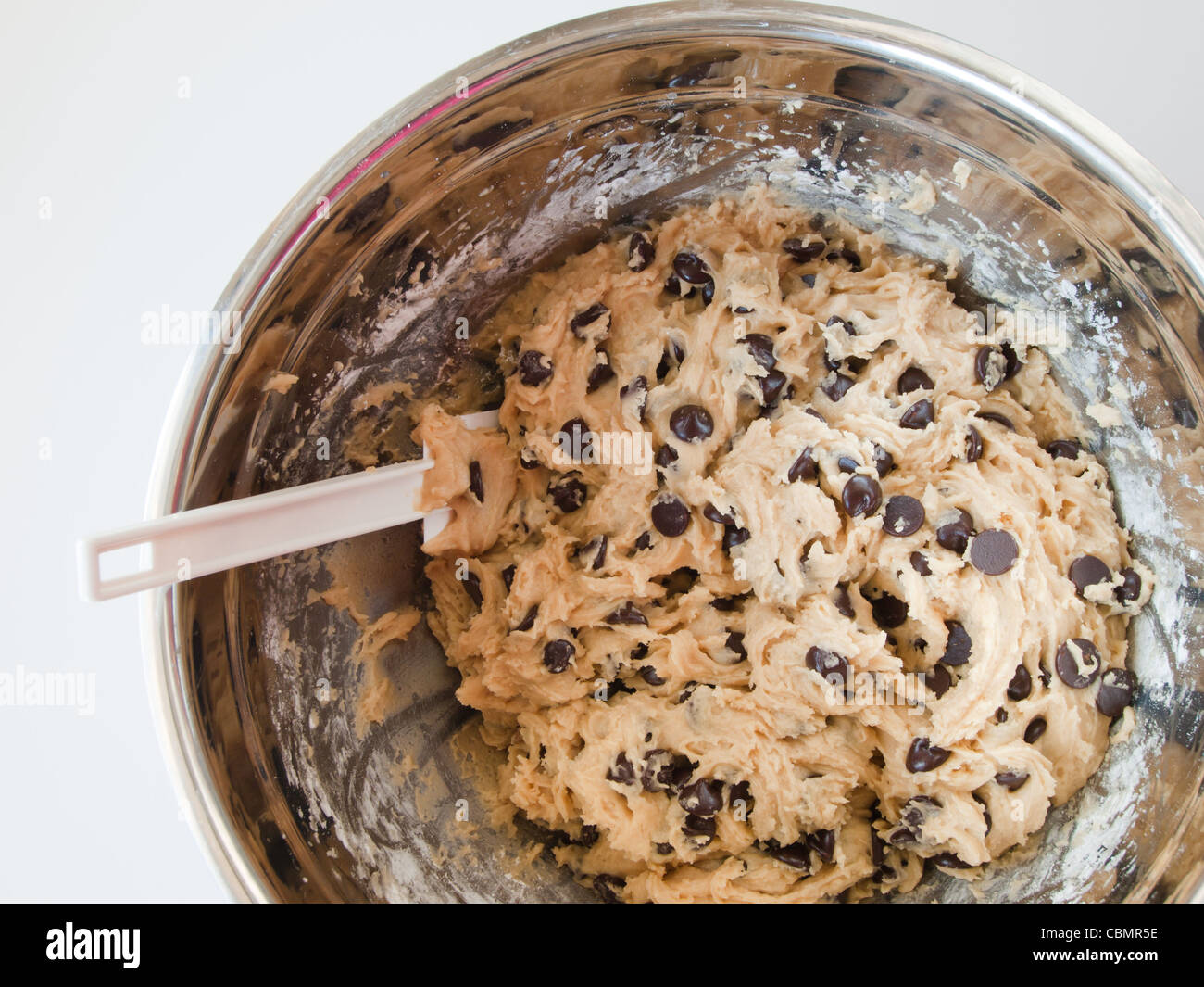 Making homemade chocolate chip cookies Stock Photo - Alamy