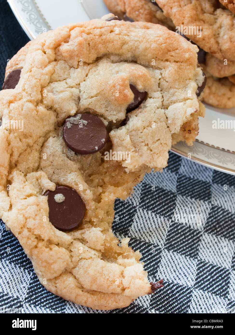Stack of homemade chocolate chip cookies Stock Photo - Alamy