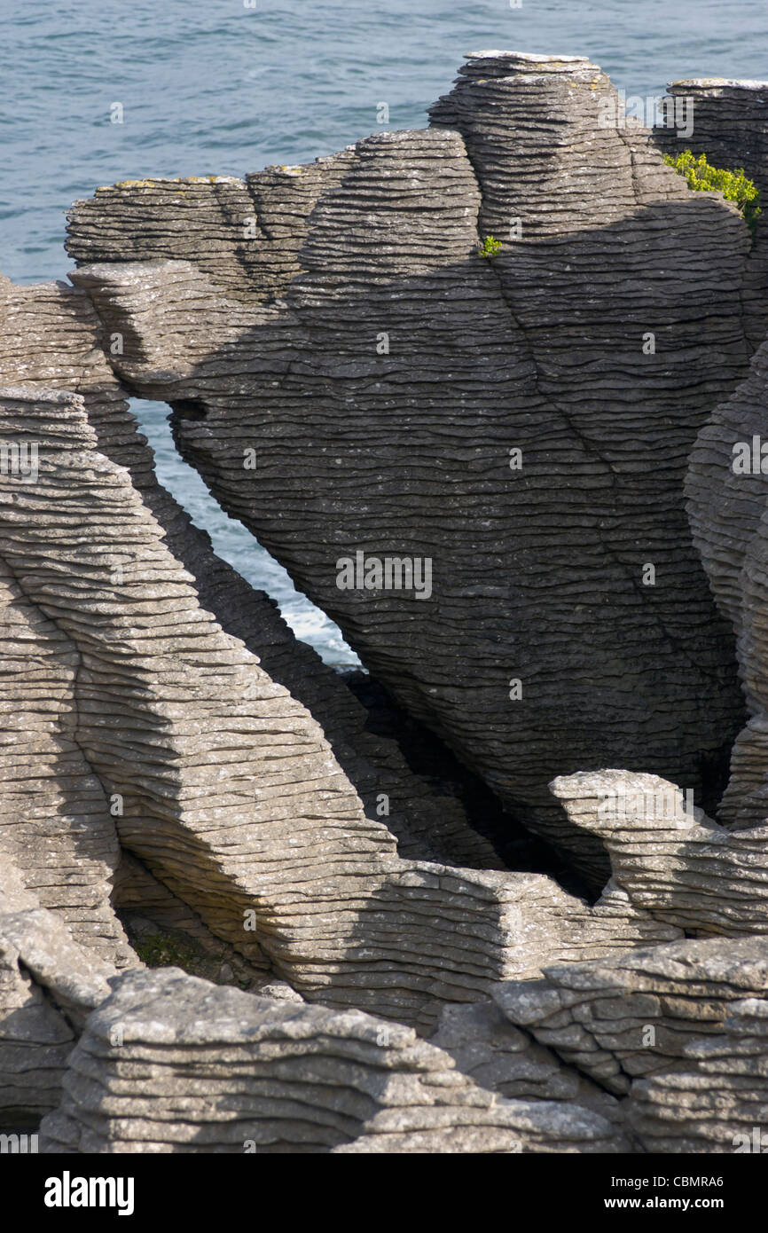 Pancake rocks - New Zealand west coast Stock Photo - Alamy