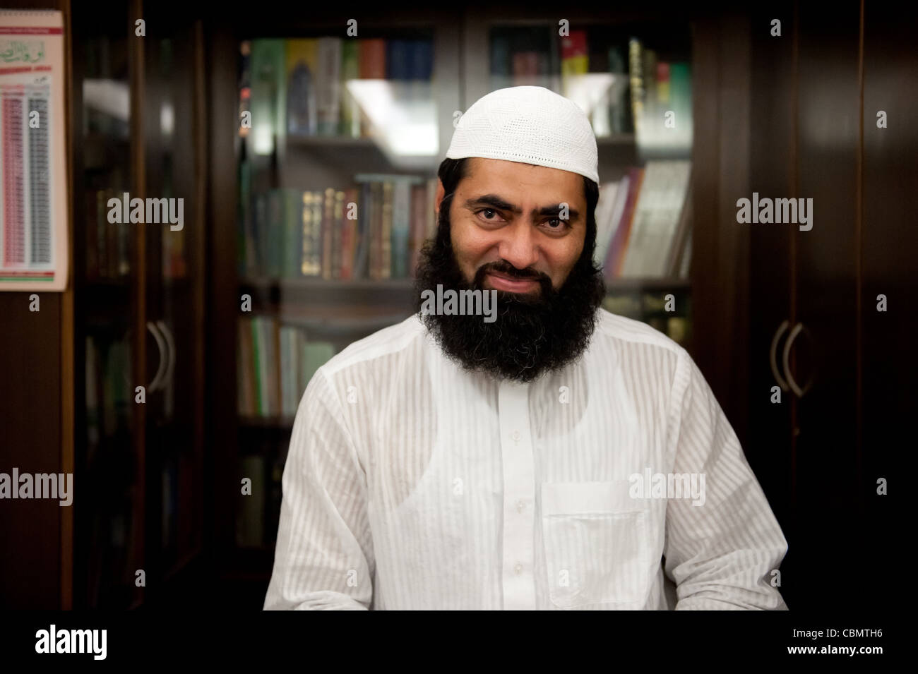 Mufti Muhammad Arshad, Chief Imam of Hong Kong, in his office Stock ...