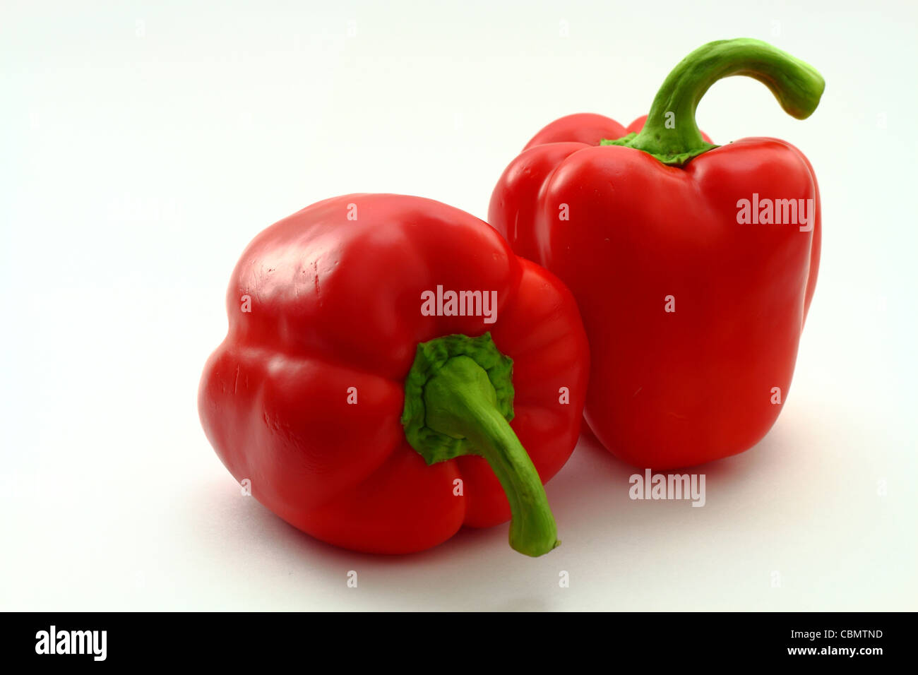 Photo of pepper on a white background Stock Photo - Alamy