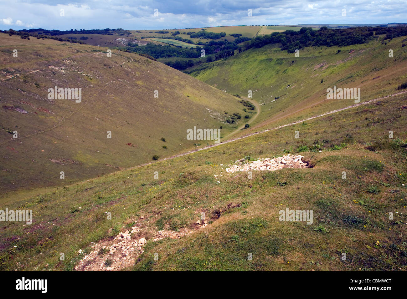 V shaped valley england hi-res stock photography and images - Alamy