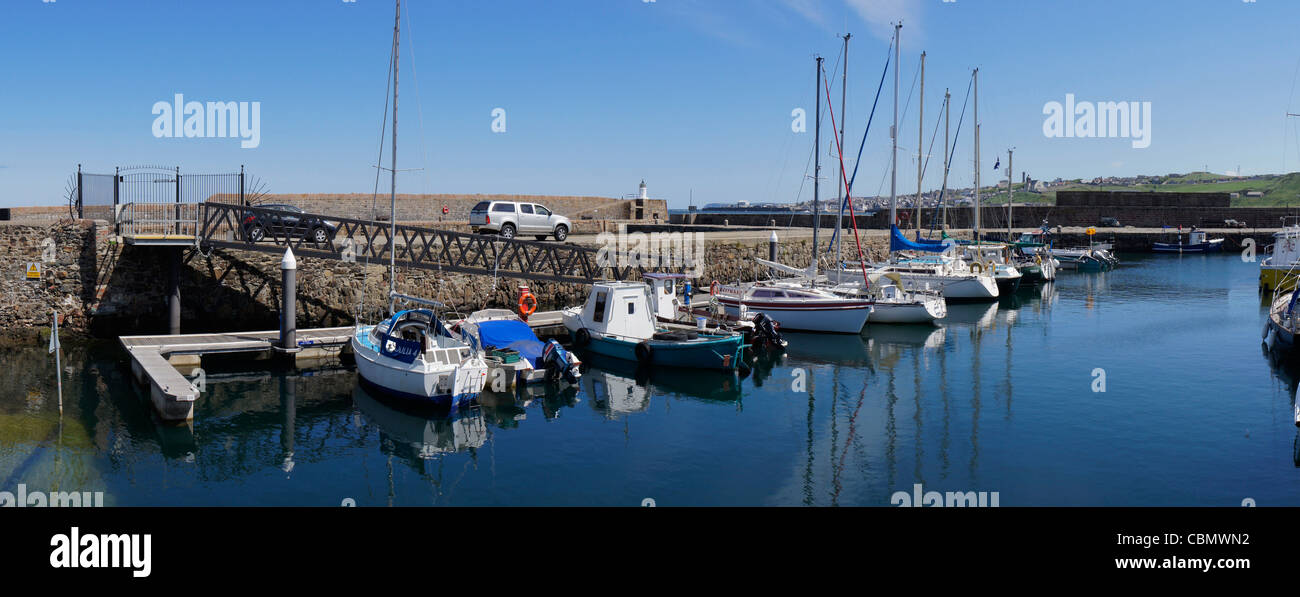 Banff harbour, Moray Firth, Aberdeenshire, Scotland Stock Photo - Alamy