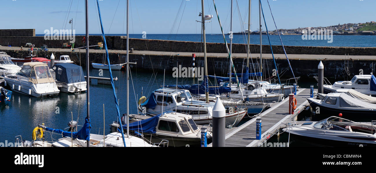 Banff harbour, Moray Firth, Aberdeenshire, Scotland Stock Photo - Alamy