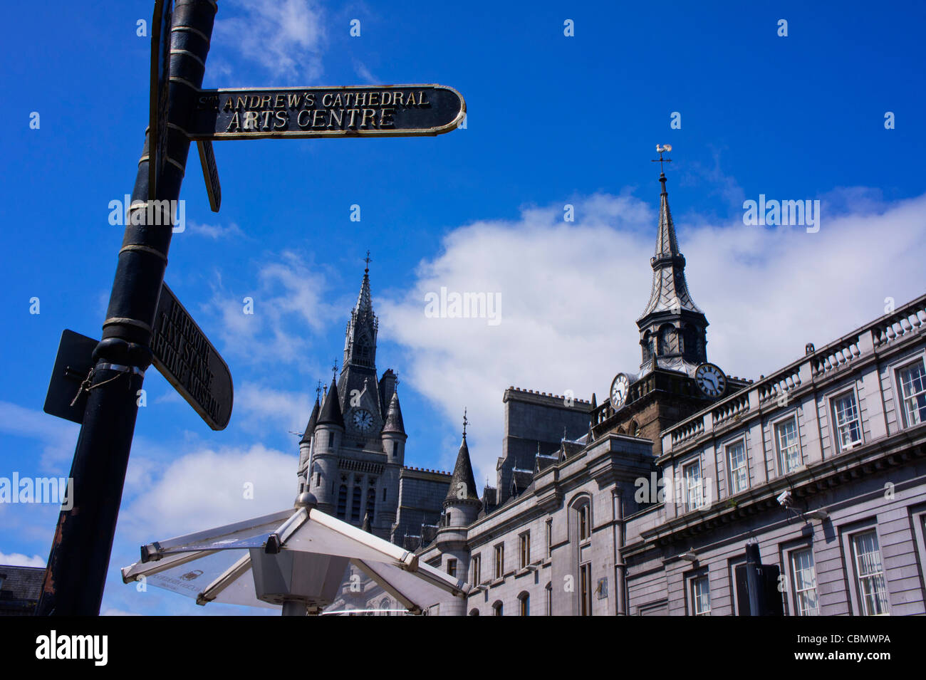 Aberdeen city centre, Aberdeenshire, Scotland Stock Photo - Alamy