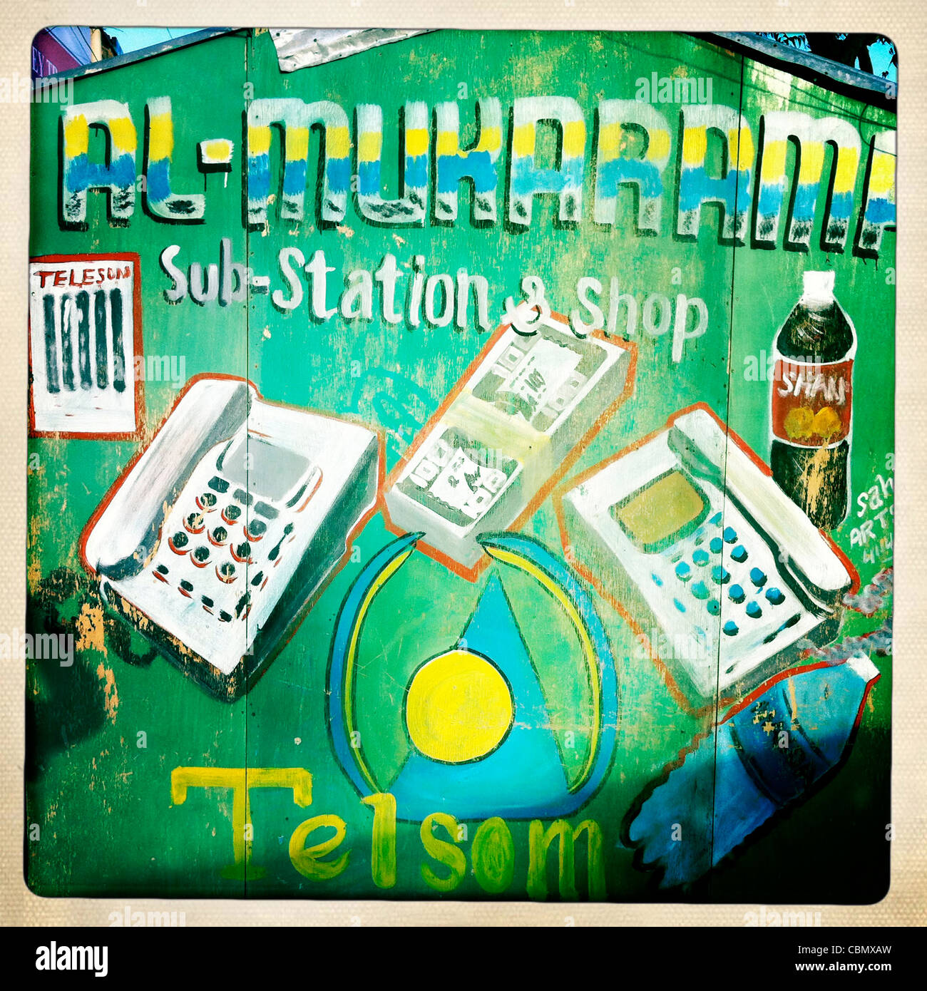 Telesom Sub Station Shop Advertisement Billboard In Hargeisa Somaliland ...