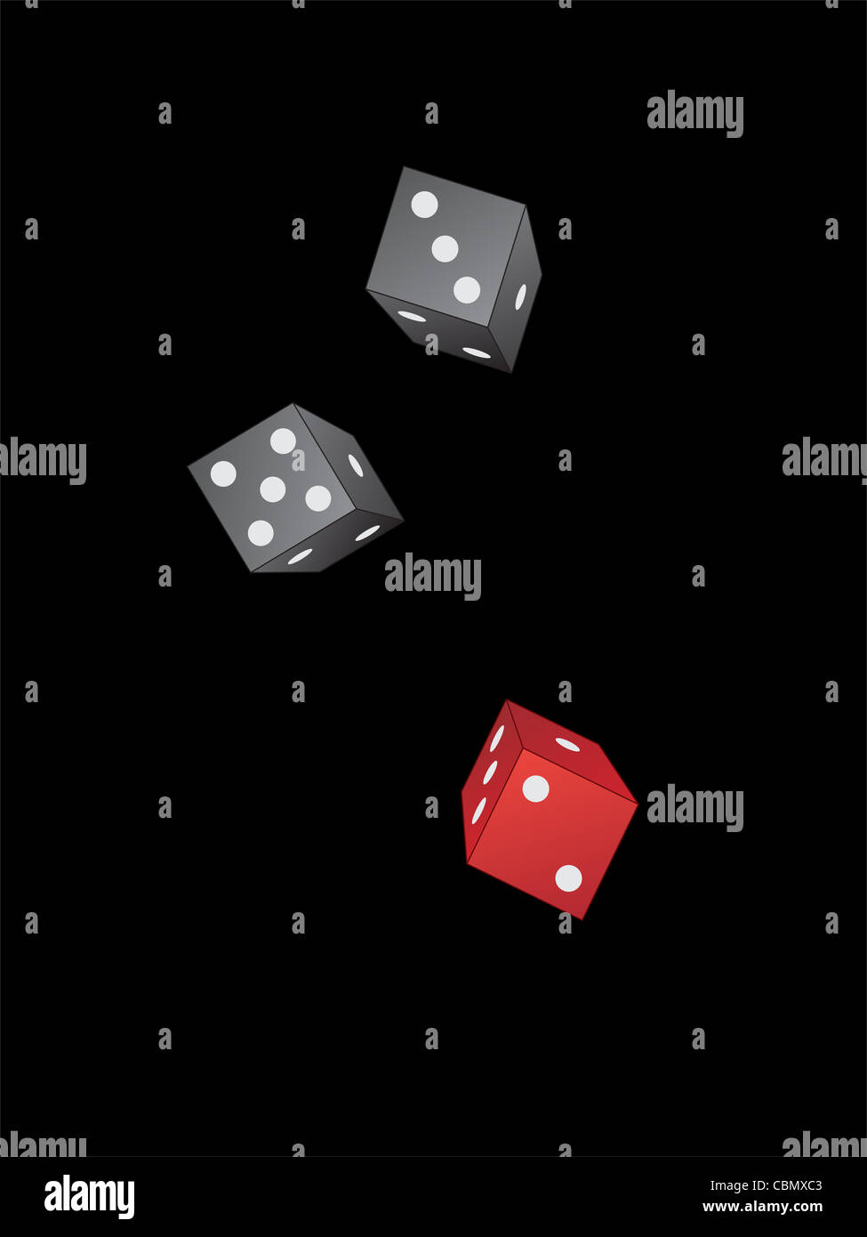 Playing dice painting hi-res stock photography and images - Alamy