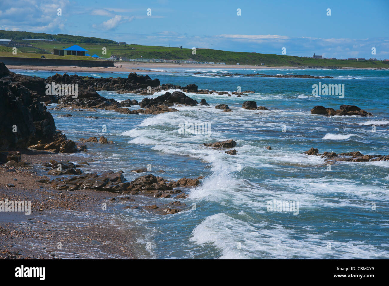Banff beach, Moray Firth, Aberdeenshire, Scotland Stock Photo - Alamy