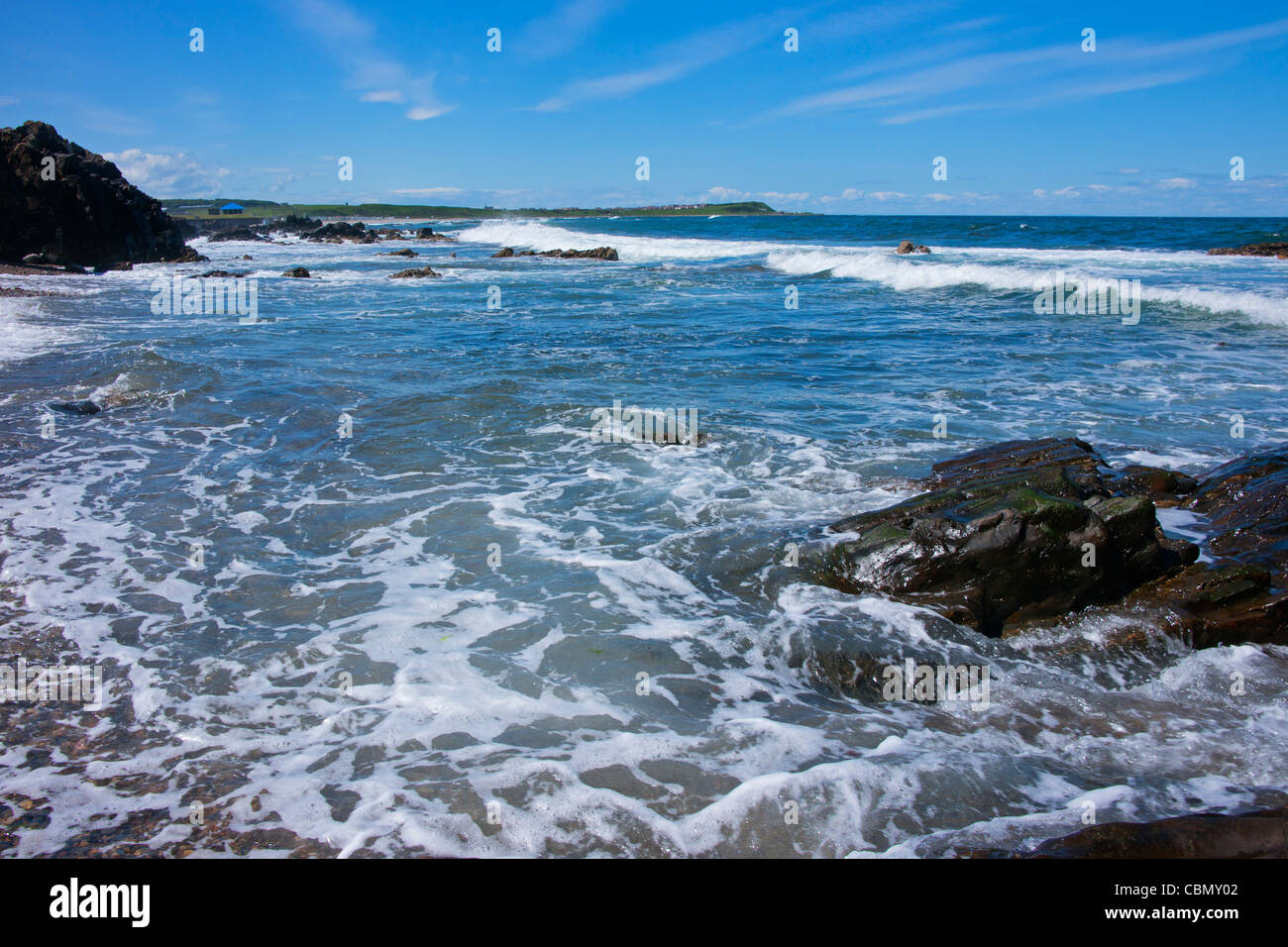 Banff beach, Moray Firth, Aberdeenshire, Scotland Stock Photo - Alamy