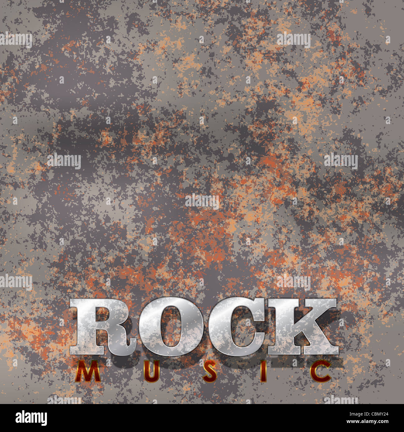 Abstract music rusty background with the word rock Stock Photo - Alamy