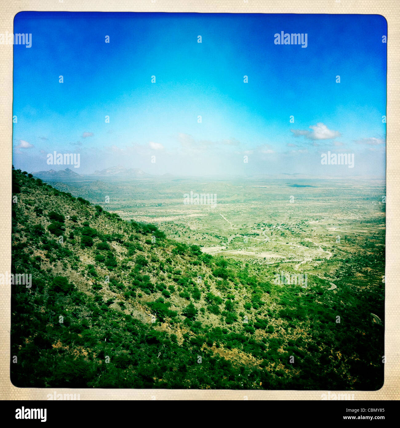 Sheikh Hussein Mountains Landscape Somaliland hipstamatic Stock Photo ...