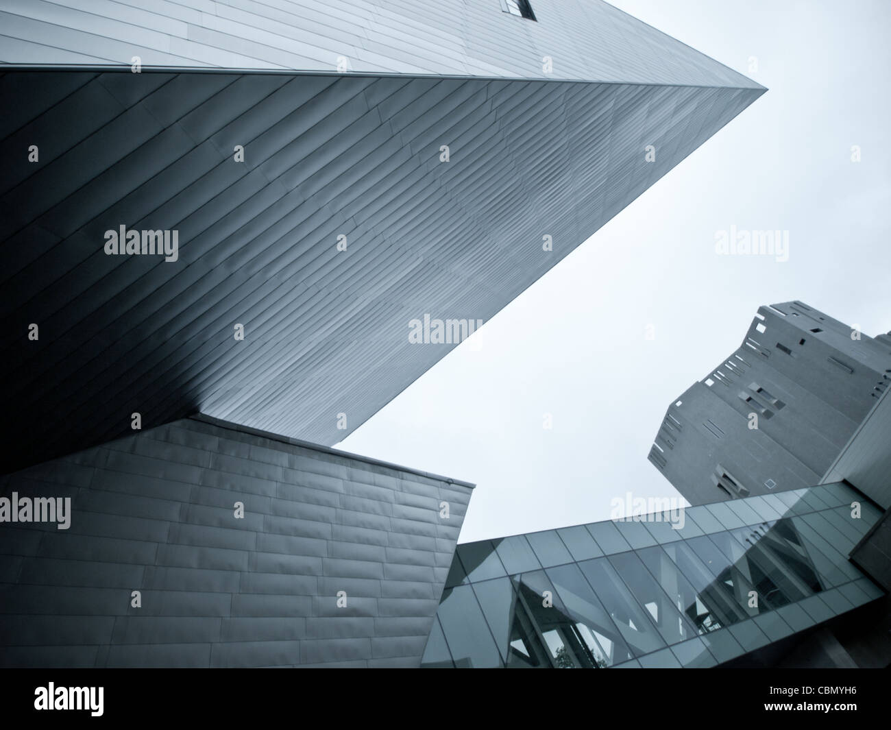 Denver Art Museum's angled architecture Stock Photo - Alamy