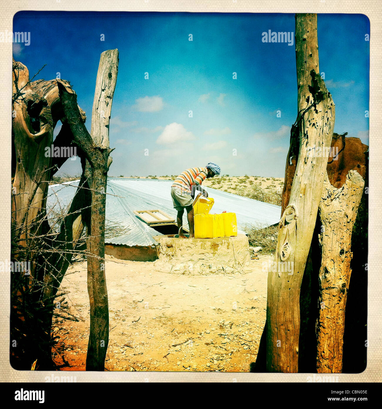 Desert well hi-res stock photography and images - Alamy