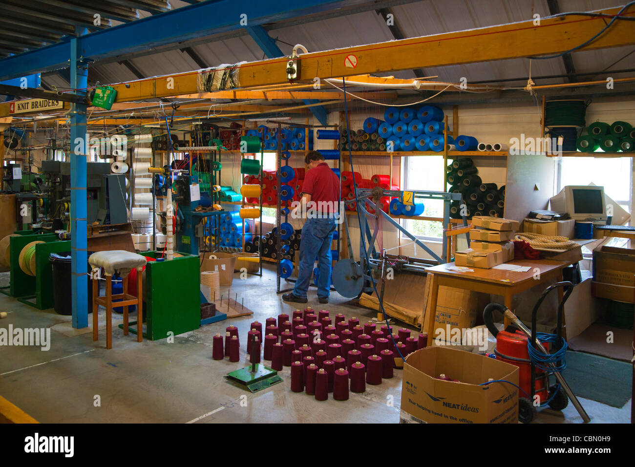 Rope making england hi-res stock photography and images - Alamy
