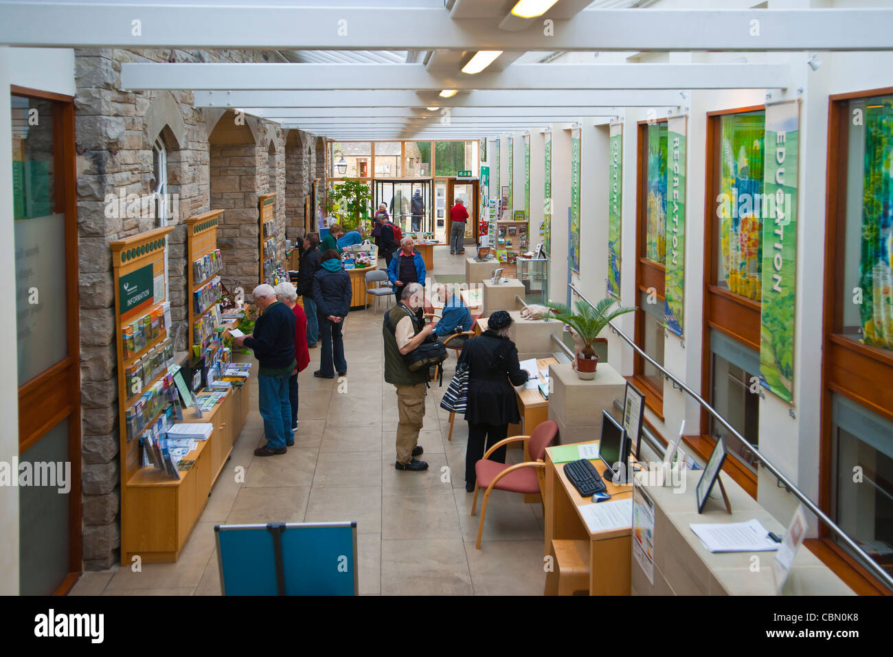 Dales Museum Hawes, old station, Yorkshire dales National Park, England ...