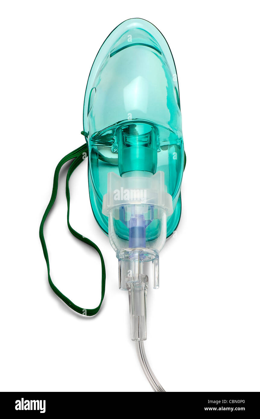 Close up image of an oxygen mask from front Stock Photo - Alamy