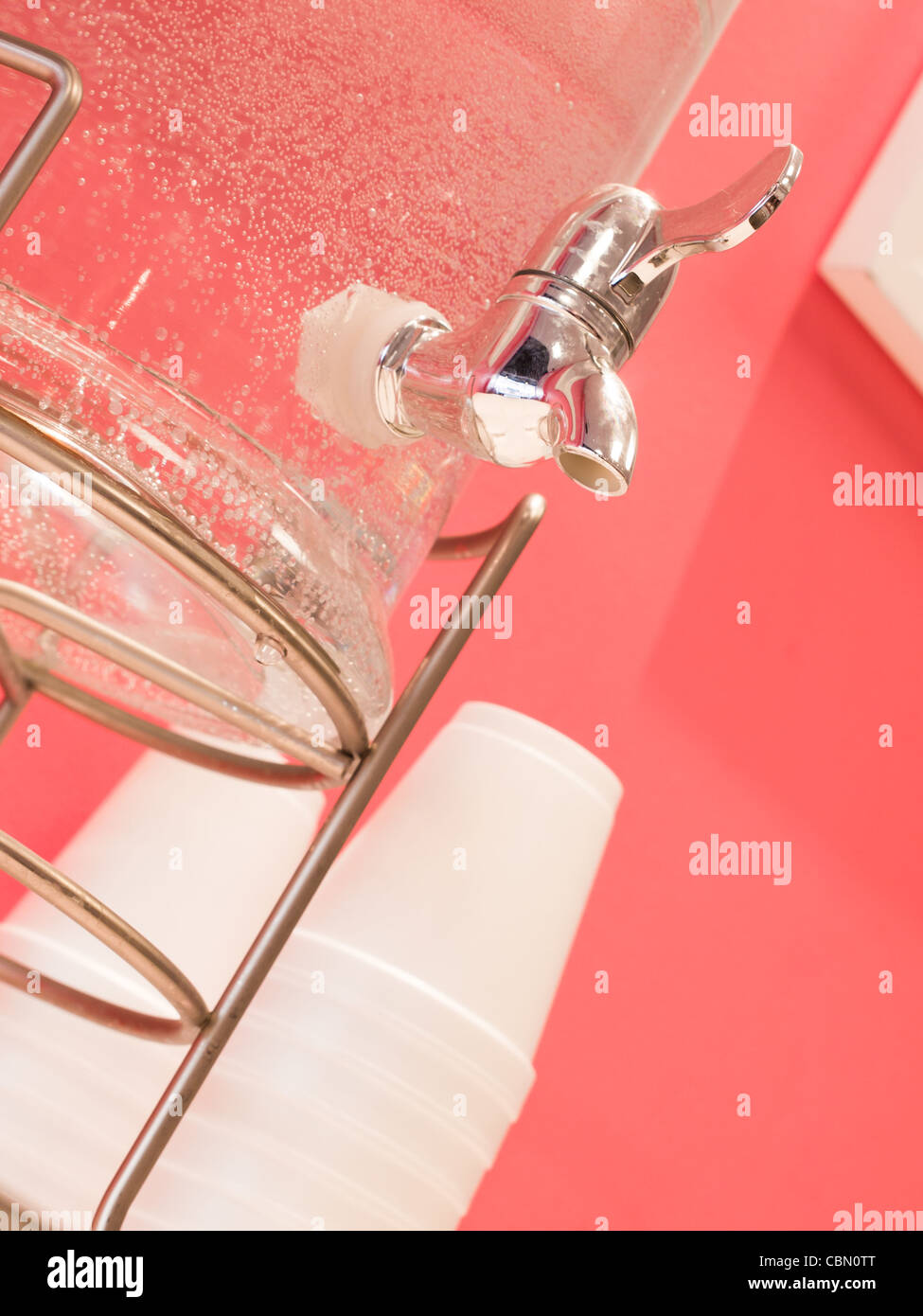 water pitcher in frozen yogurt shop Stock Photo - Alamy