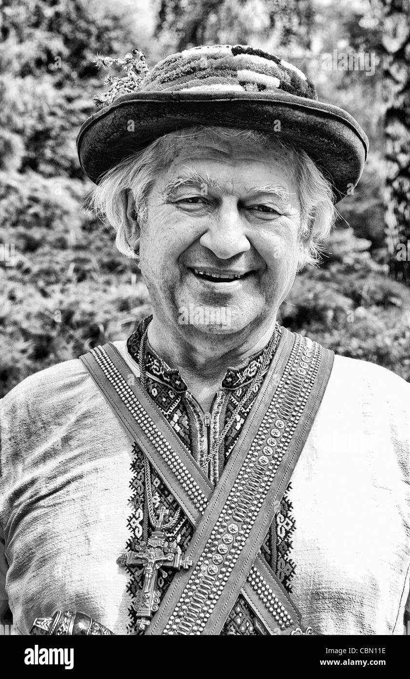 In festive clothes Black and White Stock Photos & Images - Alamy