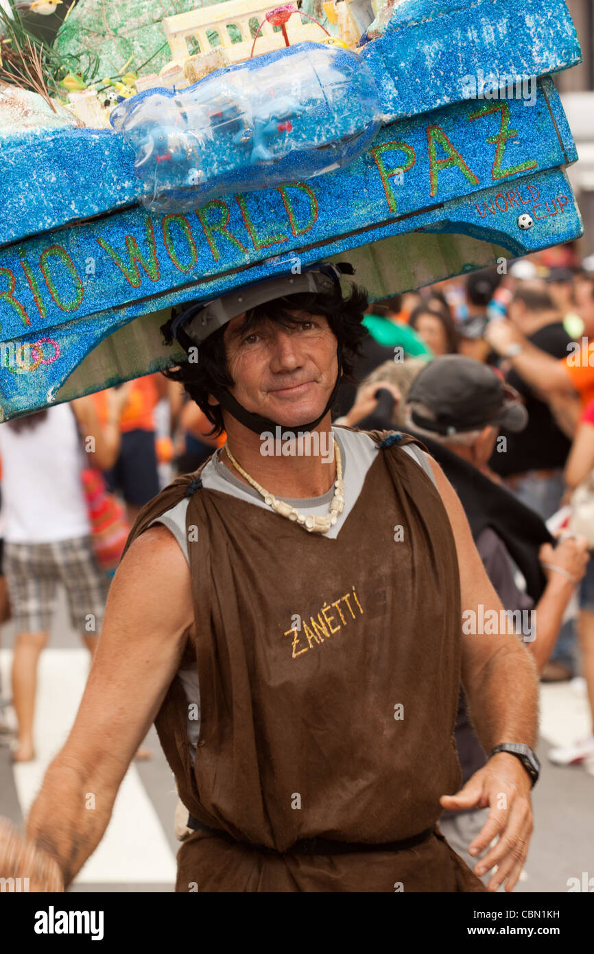 Crazy runner at Saint Sylvester running Stock Photo - Alamy