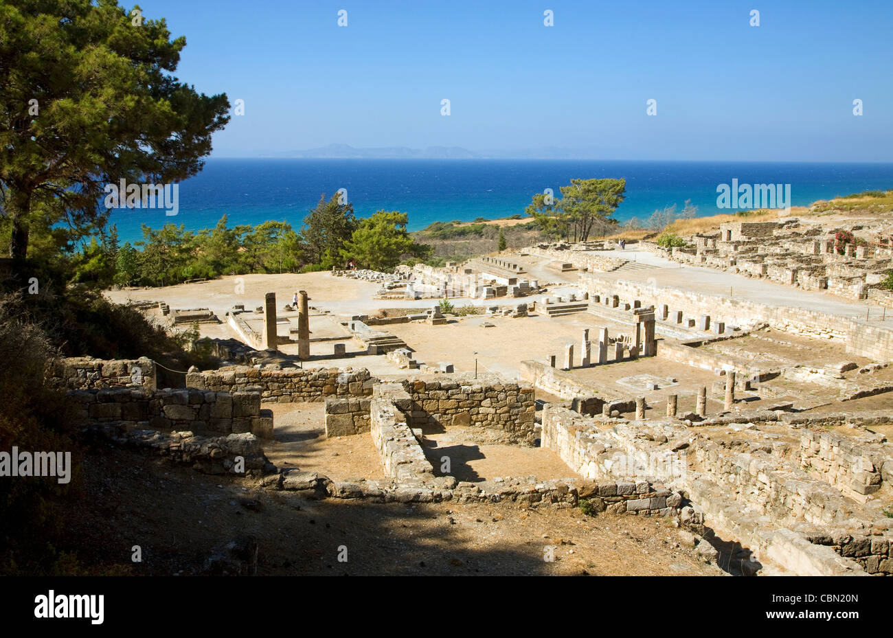 Ancient Kamiros, Rhodes, Greece Stock Photo - Alamy