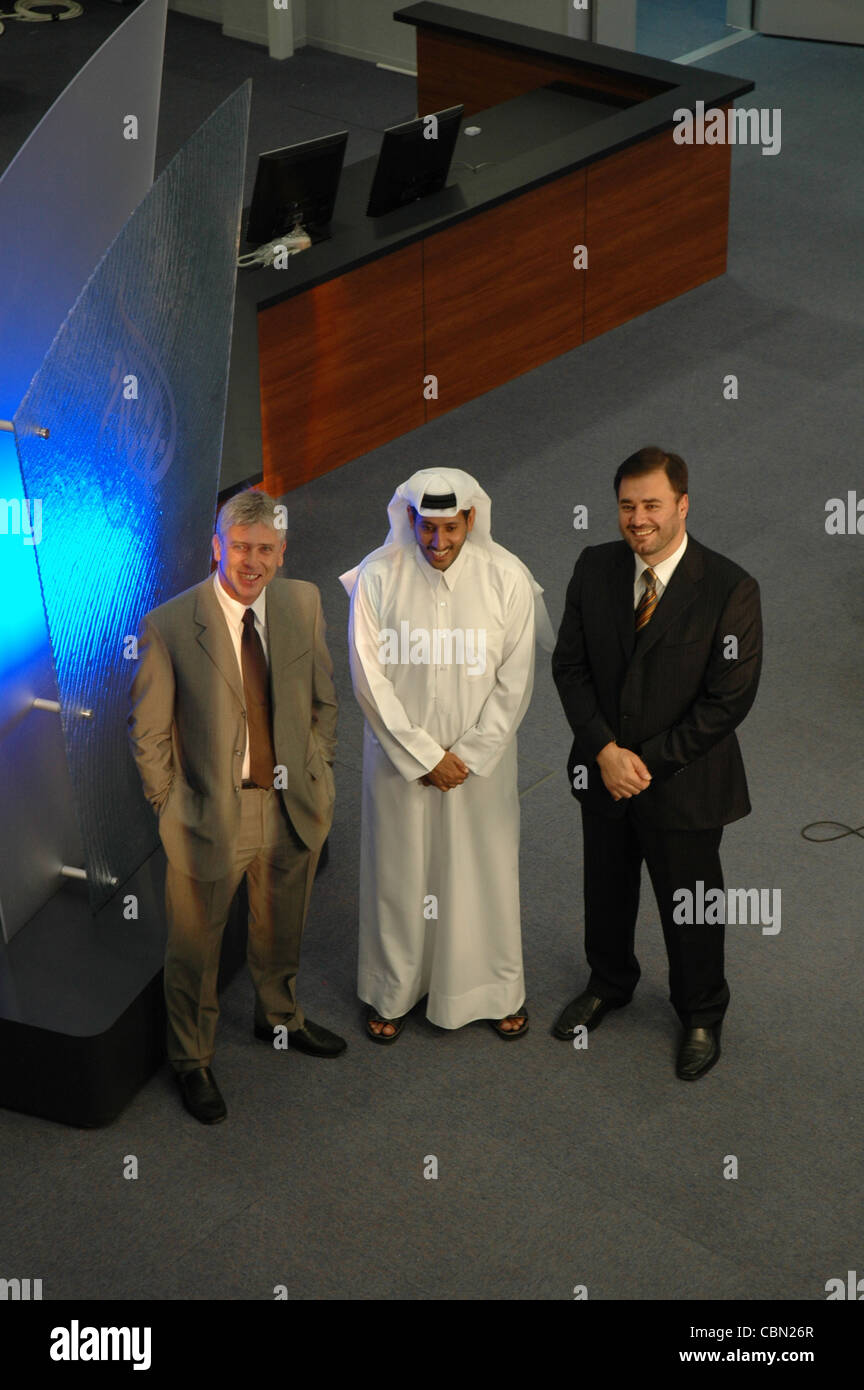 Sheikh Hamad Bin Thamer Al Thani, Al Jazeera Chairman Nigel Parsons ...