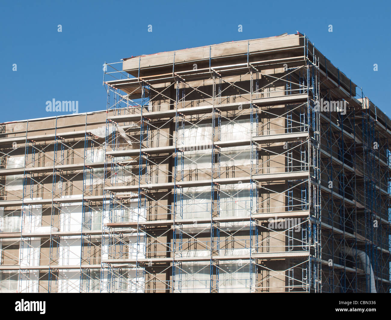 Construction site of the new hotel building Stock Photo - Alamy