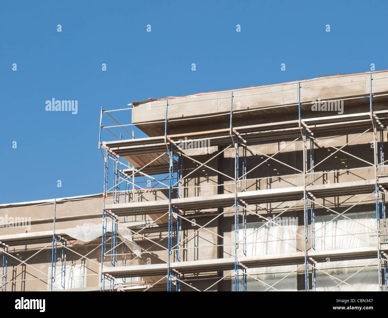Construction site of the new hotel building Stock Photo - Alamy