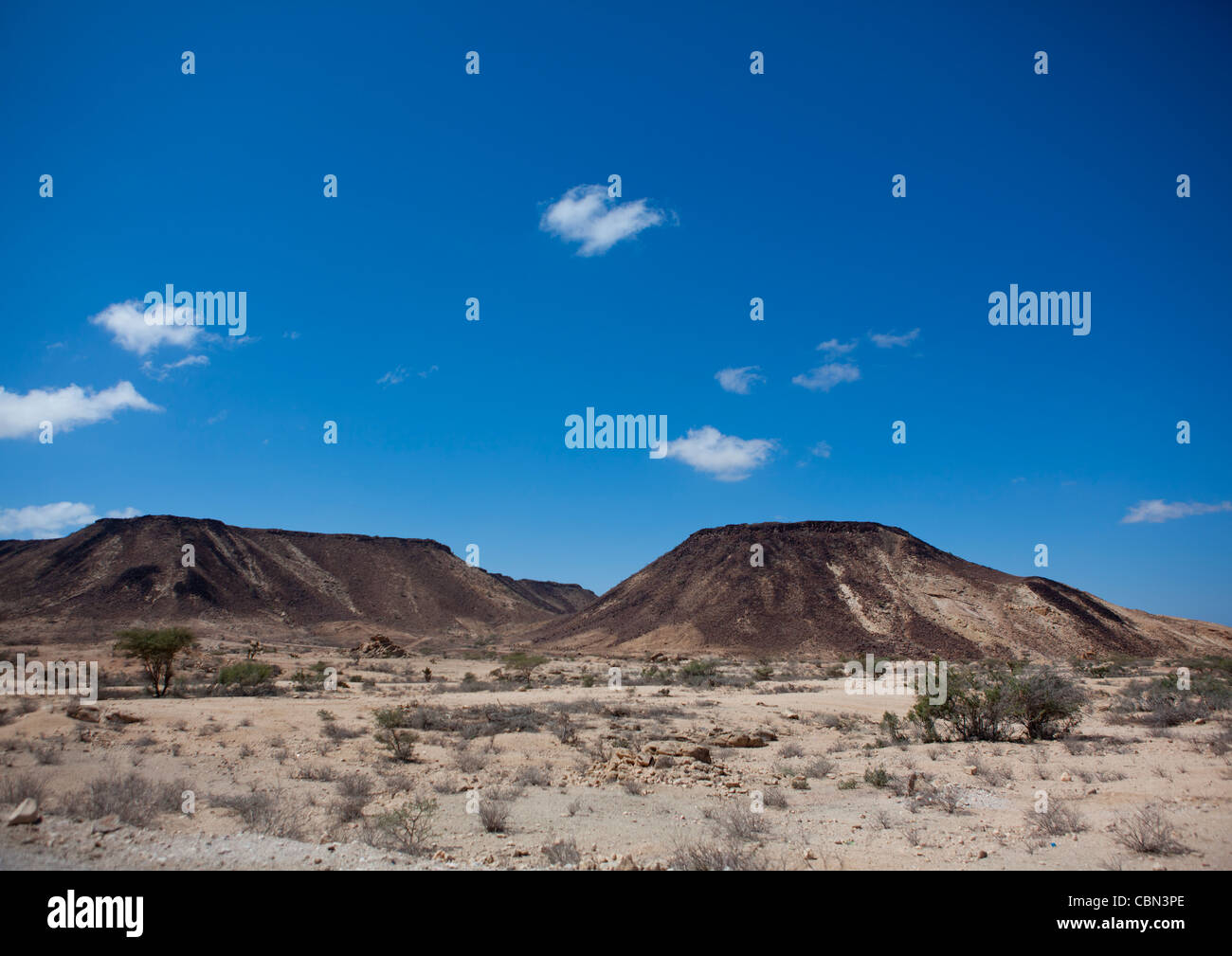Berbera Small Mountains Landscape Berbera Area Somaliland Stock Photo ...