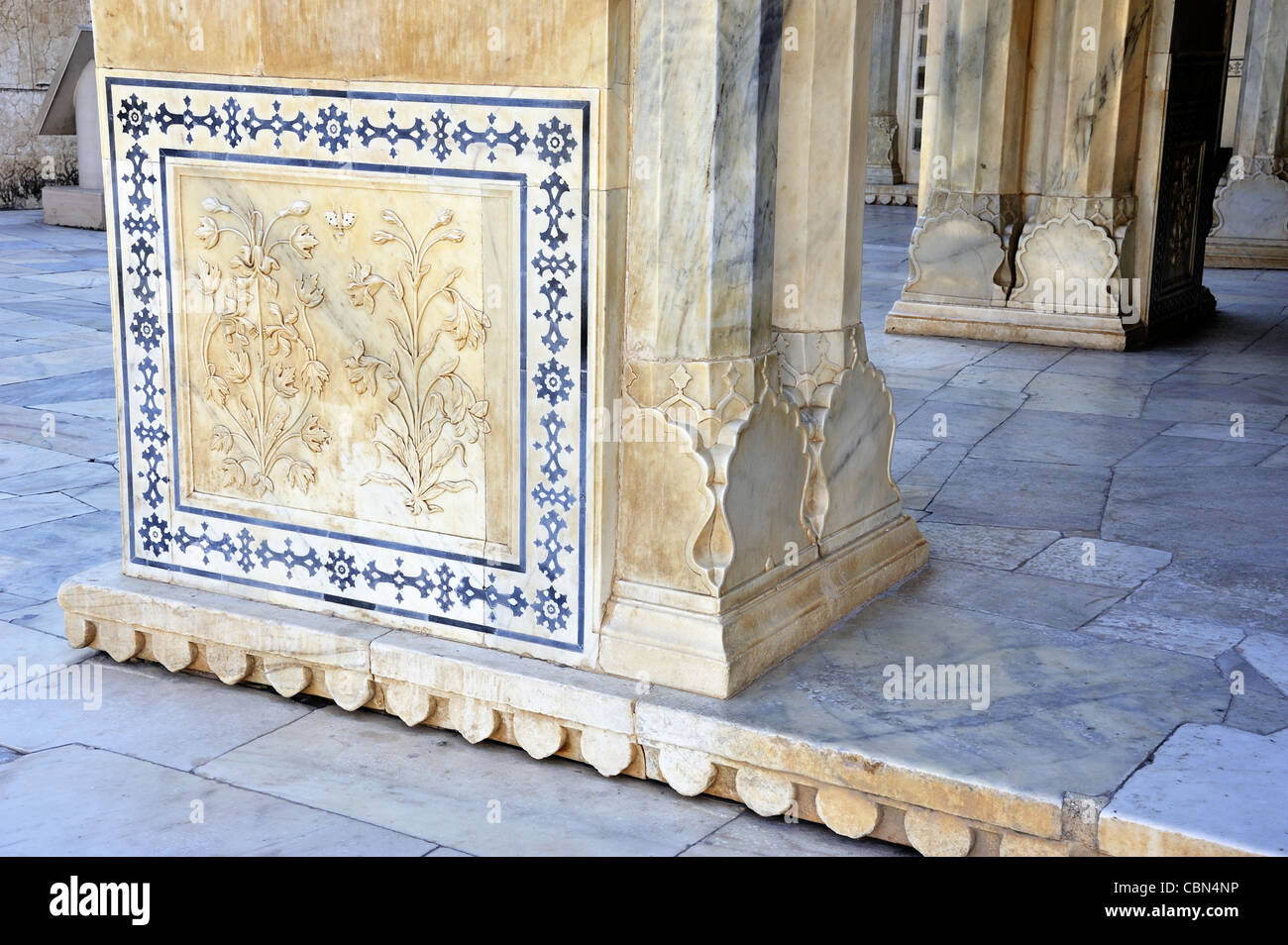 Marble tablet at Amber Palace, Amber,Rajastan, India Stock Photo - Alamy