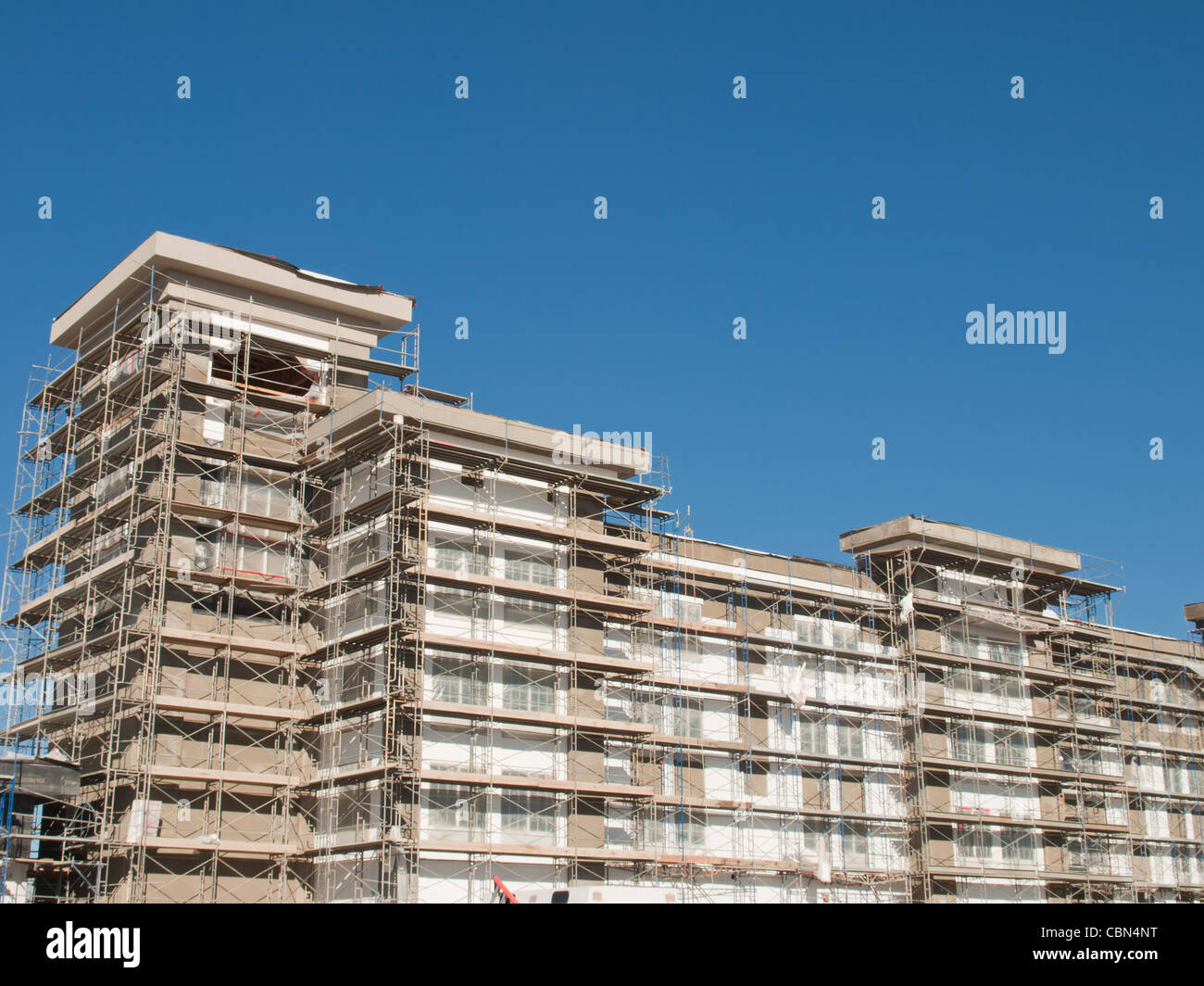 Construction site of the new hotel building Stock Photo - Alamy