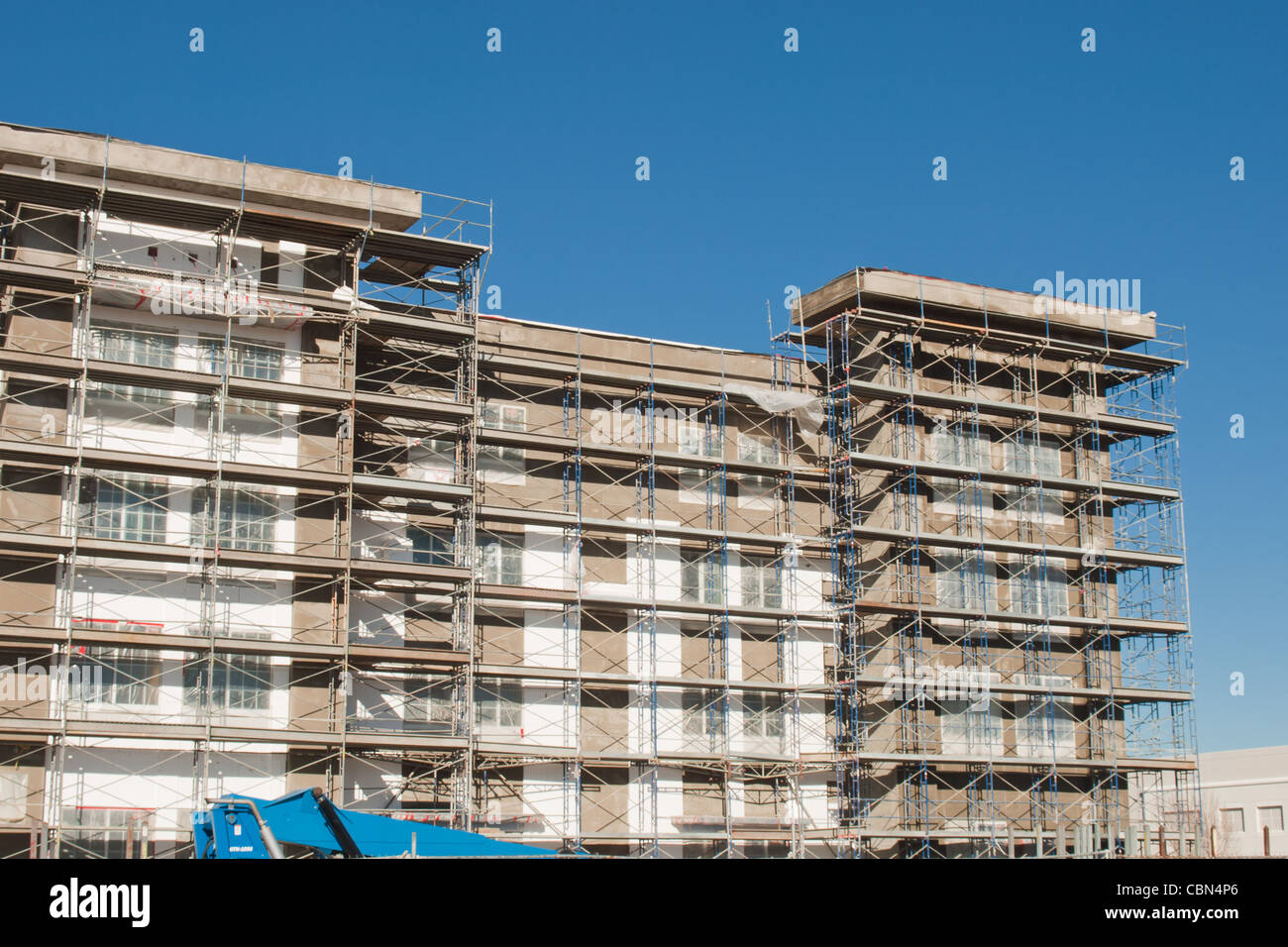 Construction site of the new hotel building Stock Photo - Alamy