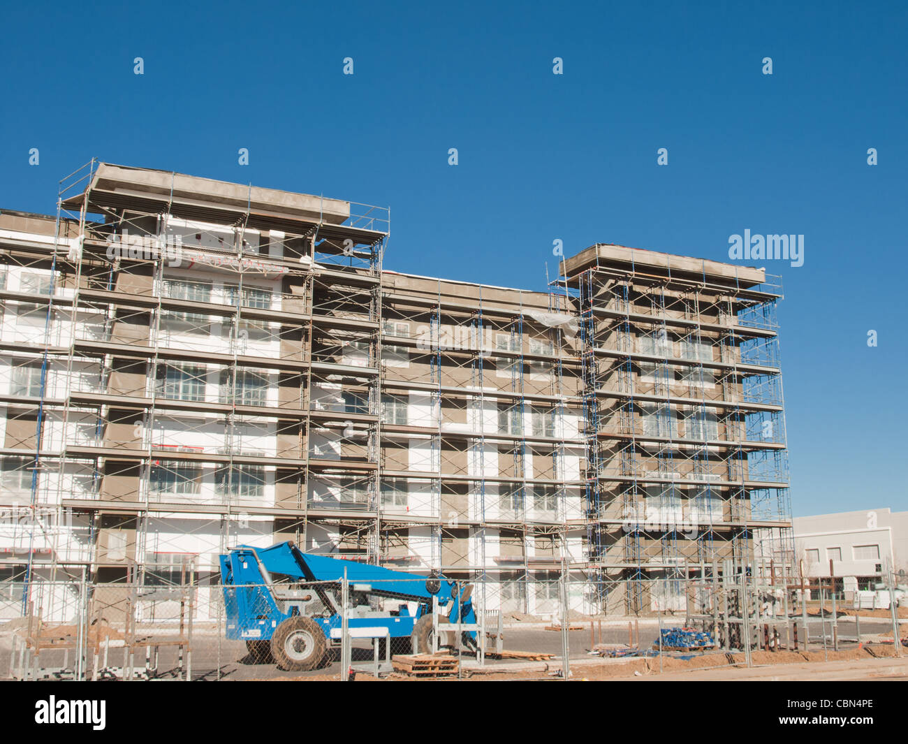 Construction site of the new hotel building Stock Photo - Alamy