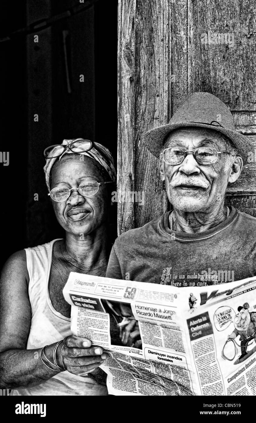 Local spanish people in Black and White Stock Photos & Images - Alamy
