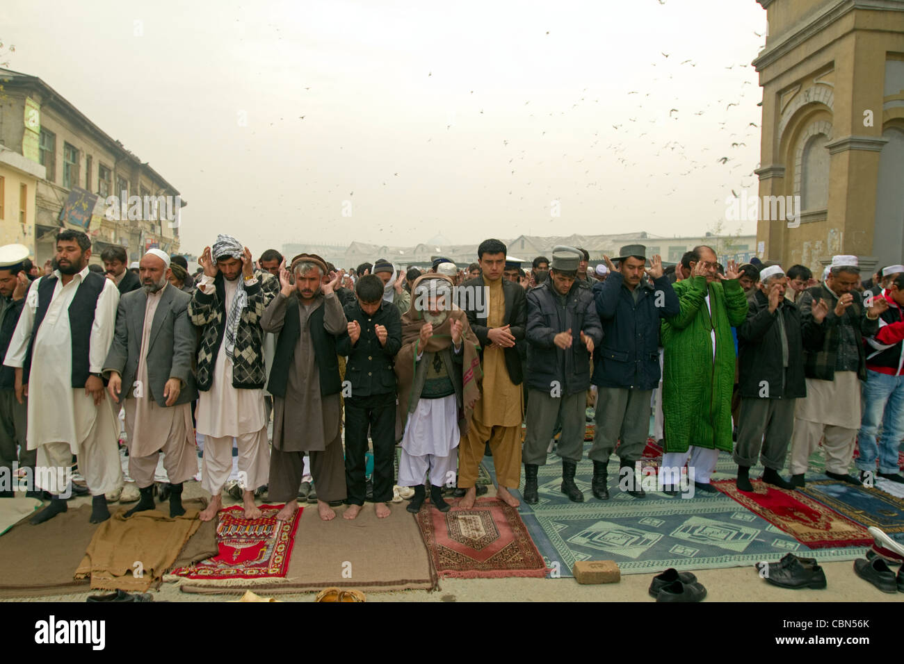 Friday praying in Shah-Do Shamshira Mosque Kabul Afghanistan Stock ...