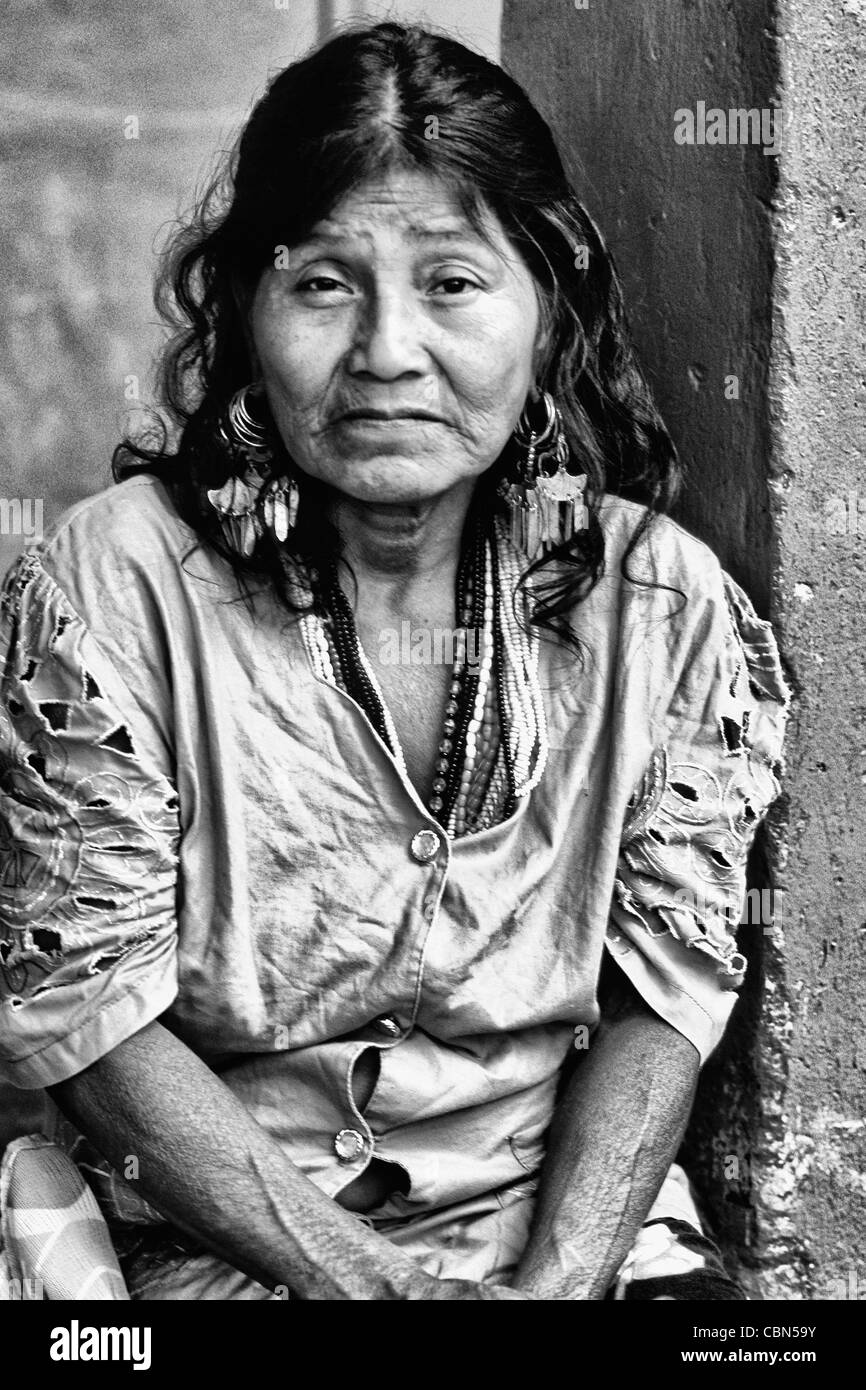 Central America Columbia Native Indian Woman Biroguera Chocoes Panama ...