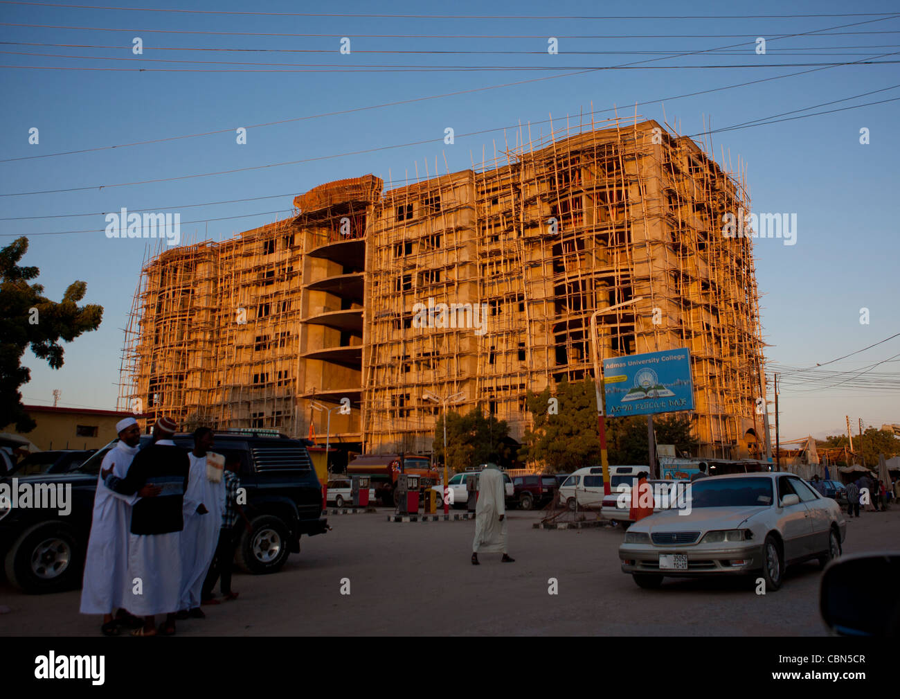 Hargeisa Big Building Under Construction Declining Light Somaliland ...