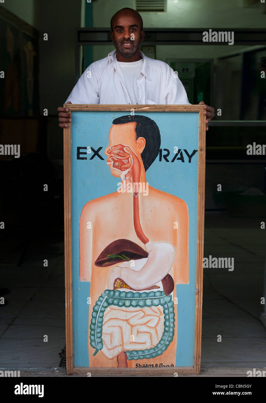 X Ray Advertisement Billboard With Doctor Posing In Hargeisa Somaliland ...