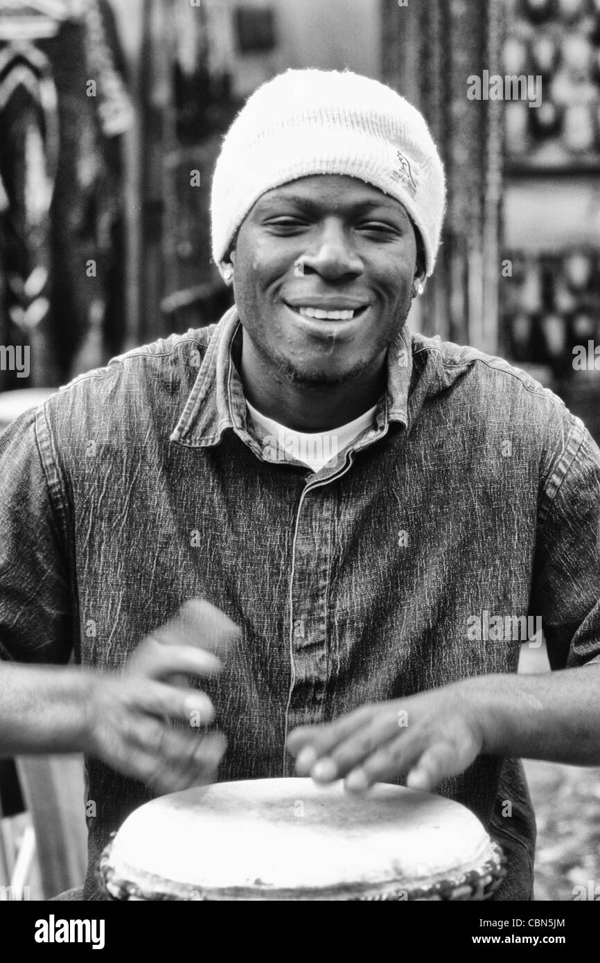 Man playing bongos hi-res stock photography and images - Alamy