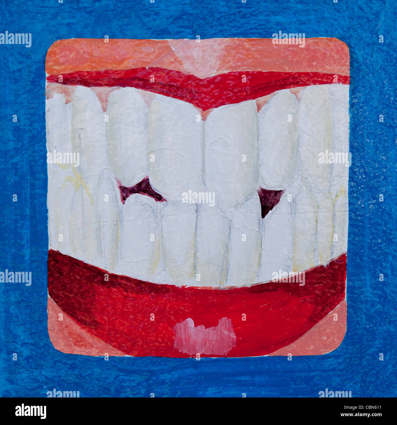 Dentist Advertisement Mouth And Teeth Painted Sign, Boorama Somaliland ...