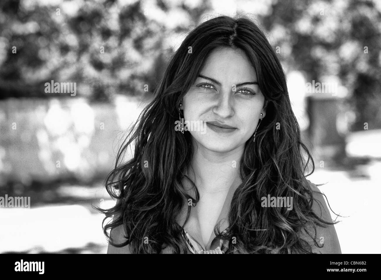 Portrait of beautiful local woman Chile South America Stock Photo - Alamy