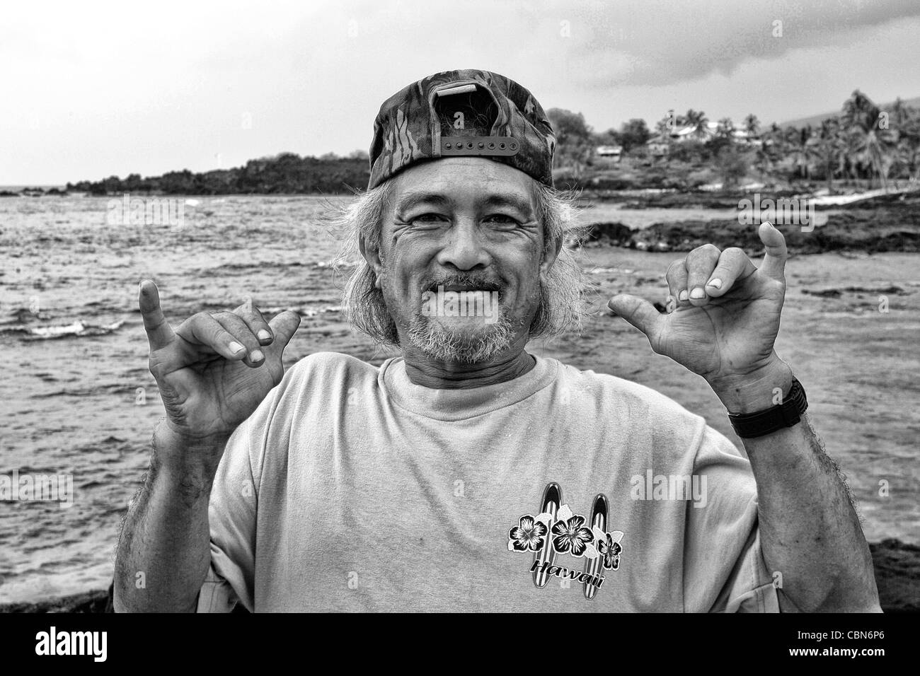 Native hawaiian man hi-res stock photography and images - Alamy