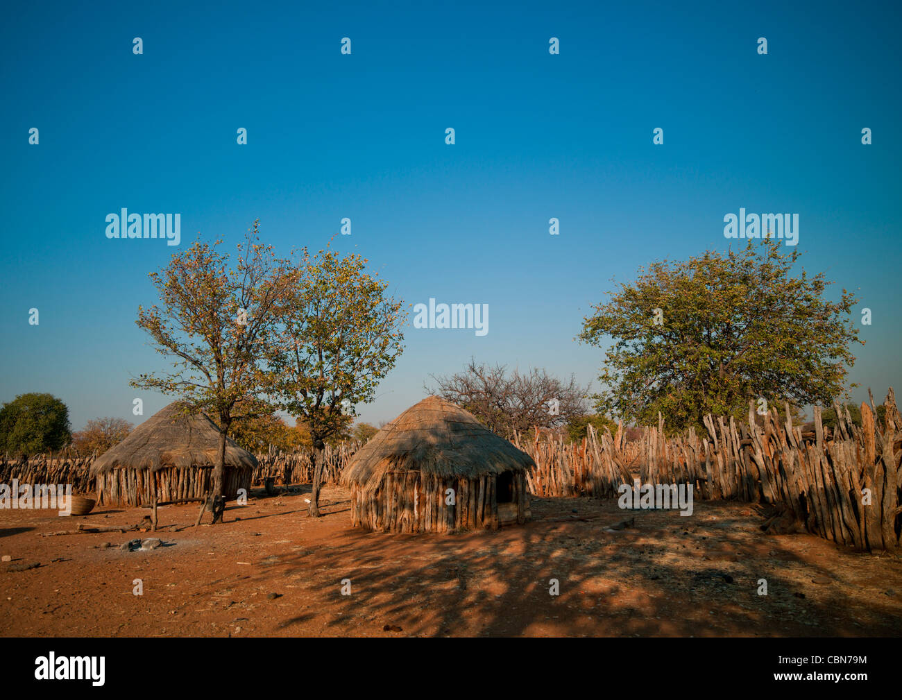 Mahine, A Village Of The Mucawana Tribe, Angola Stock Photo - Alamy